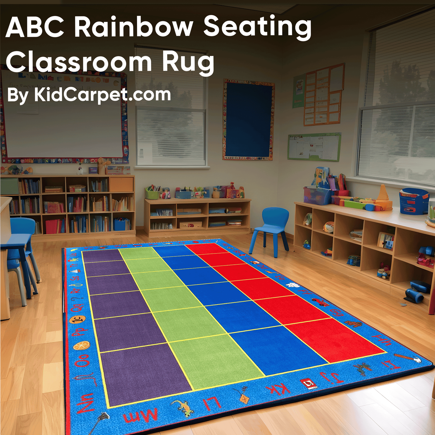 ABC Rainbow Seating Rug 24 – KidCarpet.com