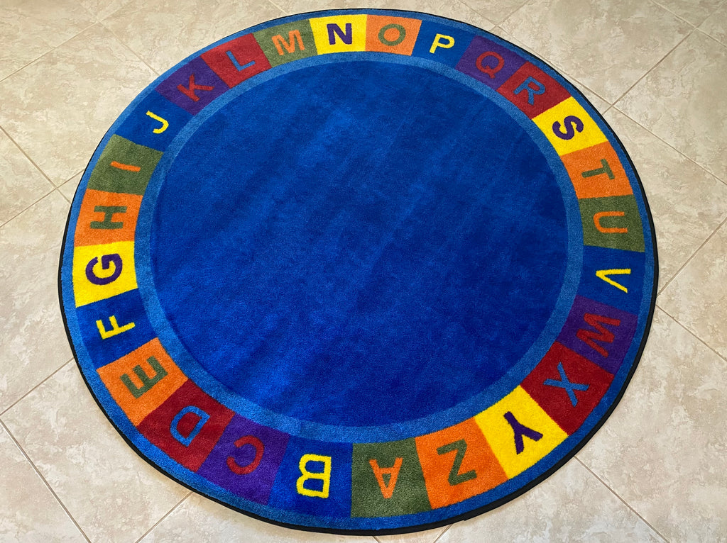 Round/Oval Educational Rugs – KidCarpet.com