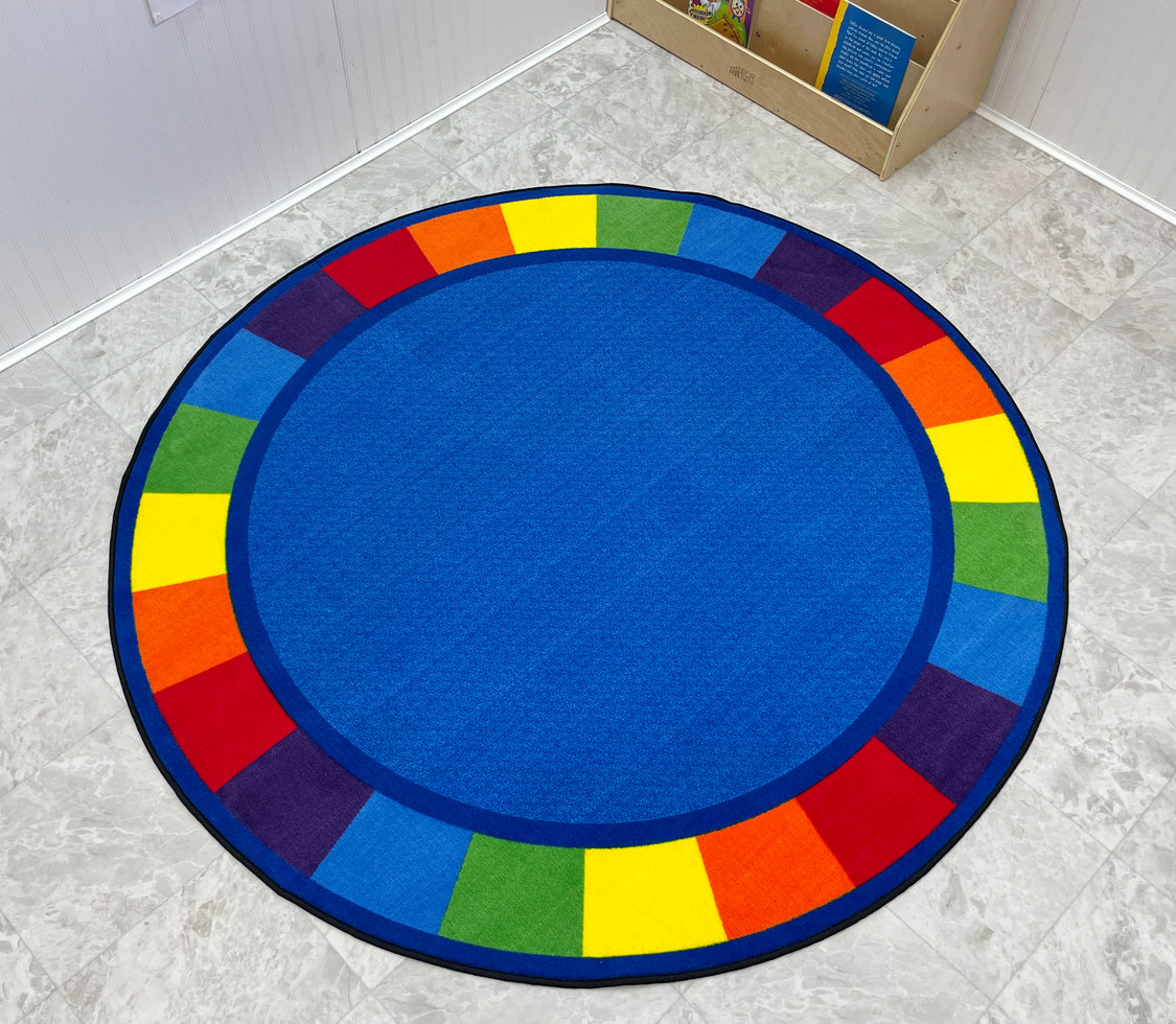 Colors Full Circle Rug – KidCarpet.com