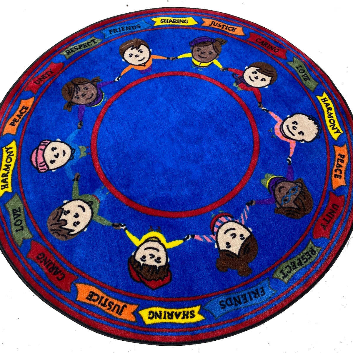 *TEST PRINT* Hand in Hand Friendship Circle Rug – KidCarpet.com