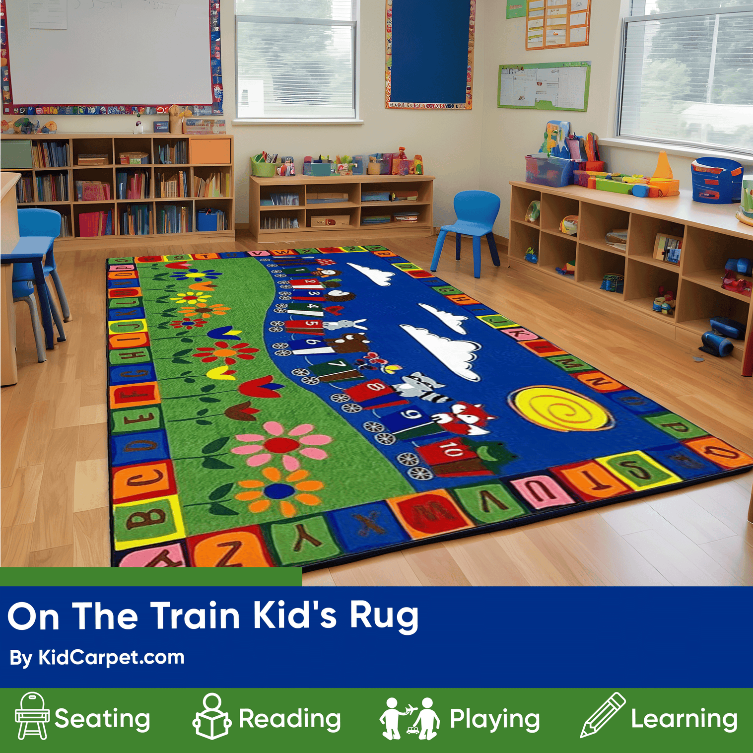 On the Train Rug – KidCarpet.com