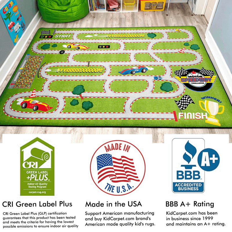 Race Track Maze Rug – KidCarpet.com