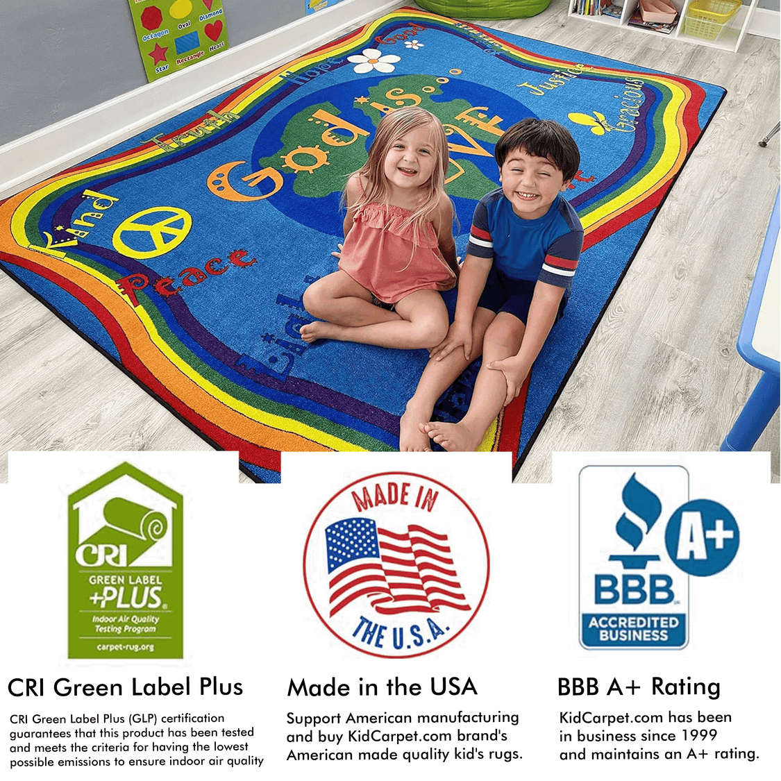 God is Love Rug – KidCarpet.com