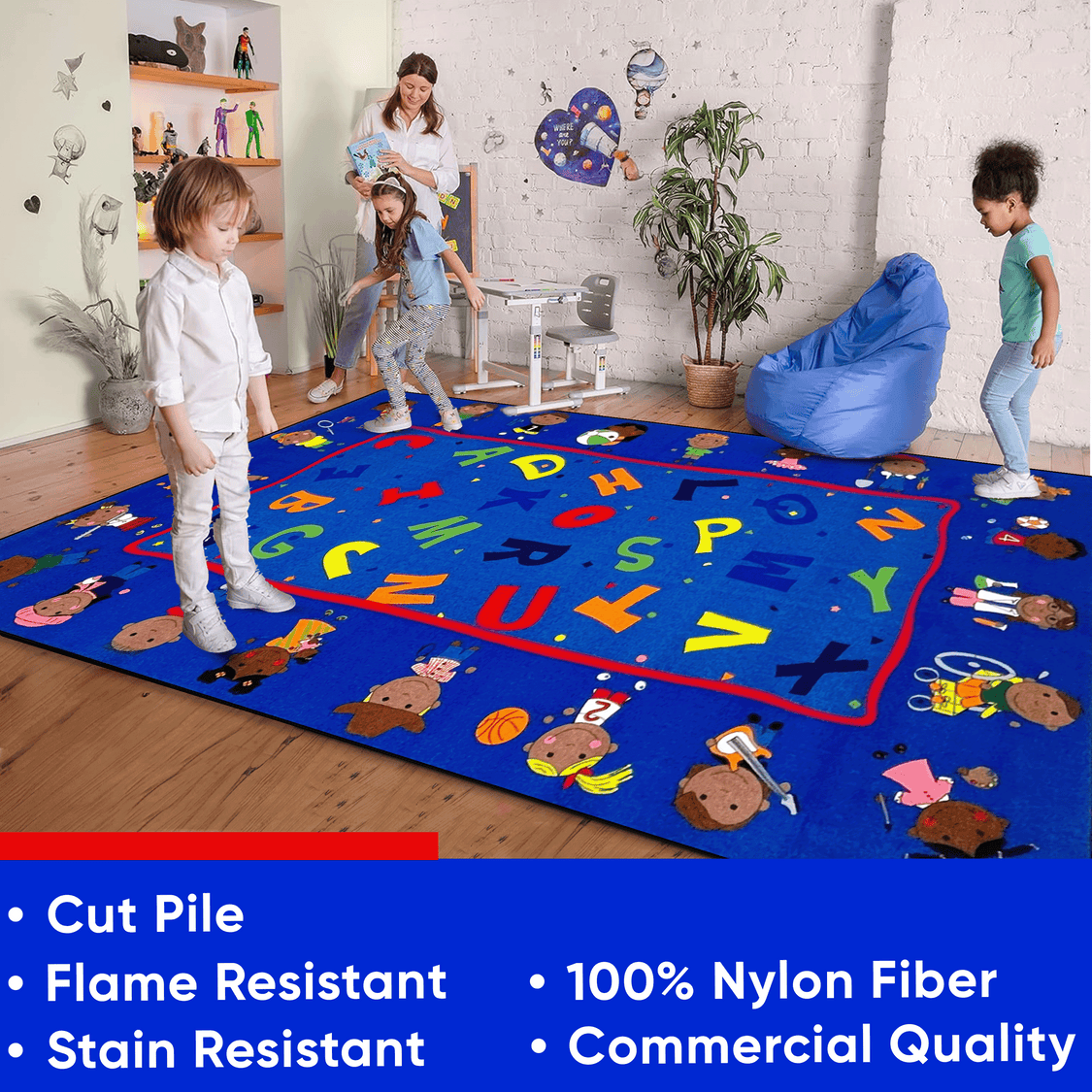 Friends Together Friendship Rug – KidCarpet.com