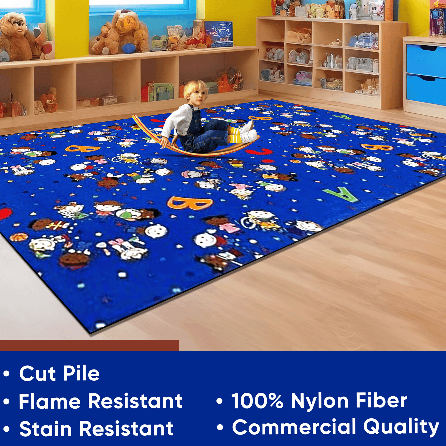 We're All Friends Rug – KidCarpet.com