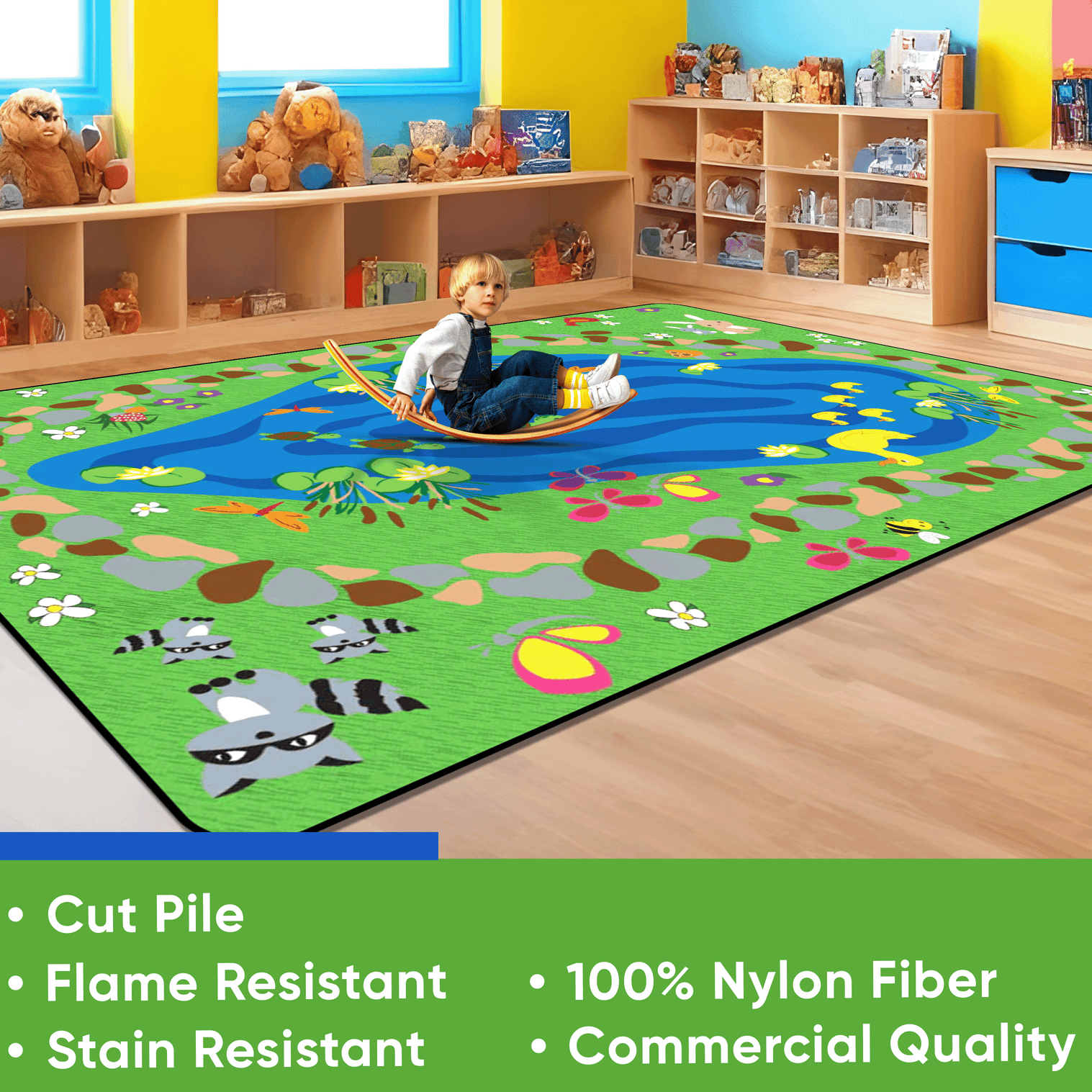 Nature All Around Us Kids Rug – KidCarpet.com