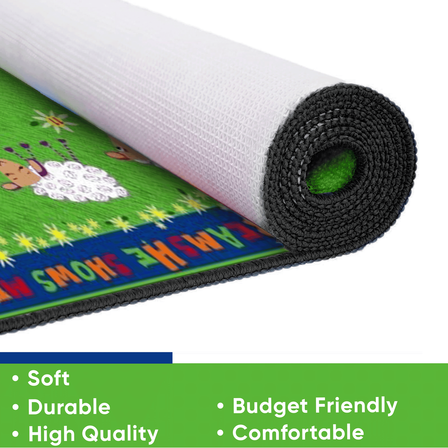 Little Lambs of God Circle Time Rug – KidCarpet.com