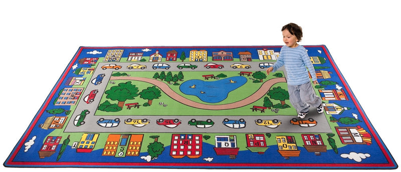 Around Town Road Rug With Alphabet – KidCarpet.com