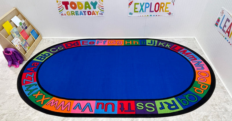 Alpha Circle Time ABC Rug With BRIGHT Colors – KidCarpet.com