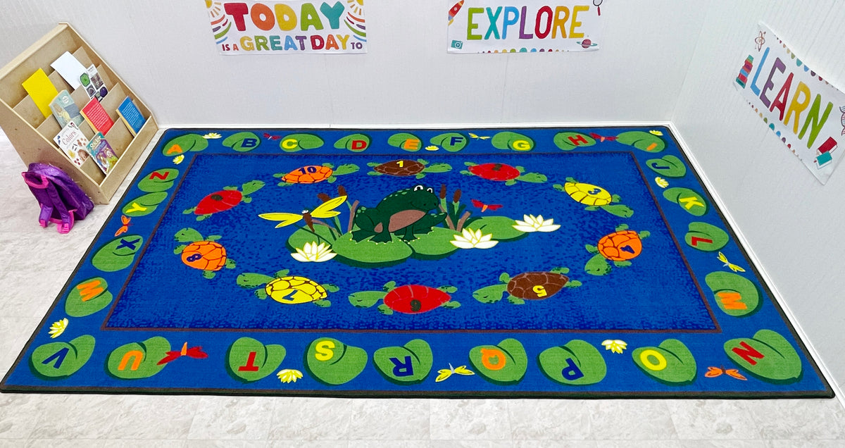 Turtle Circle Time Rug – KidCarpet.com