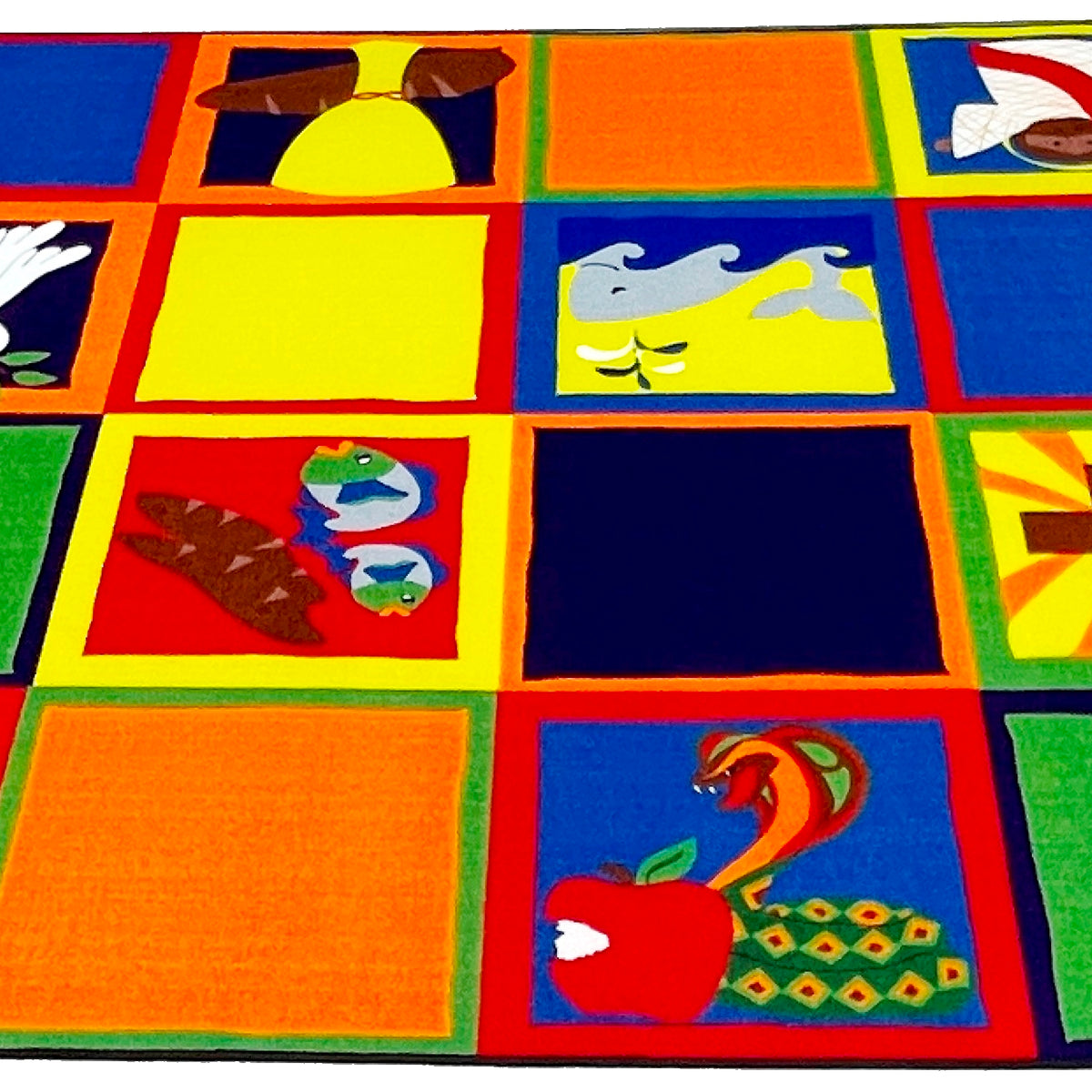 Christian Squares Sunday School Rug – KidCarpet.com