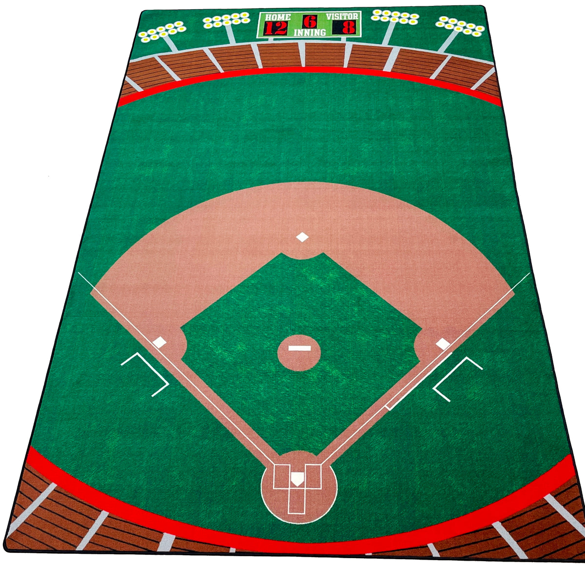 Baseball Stadium Rug – KidCarpet.com