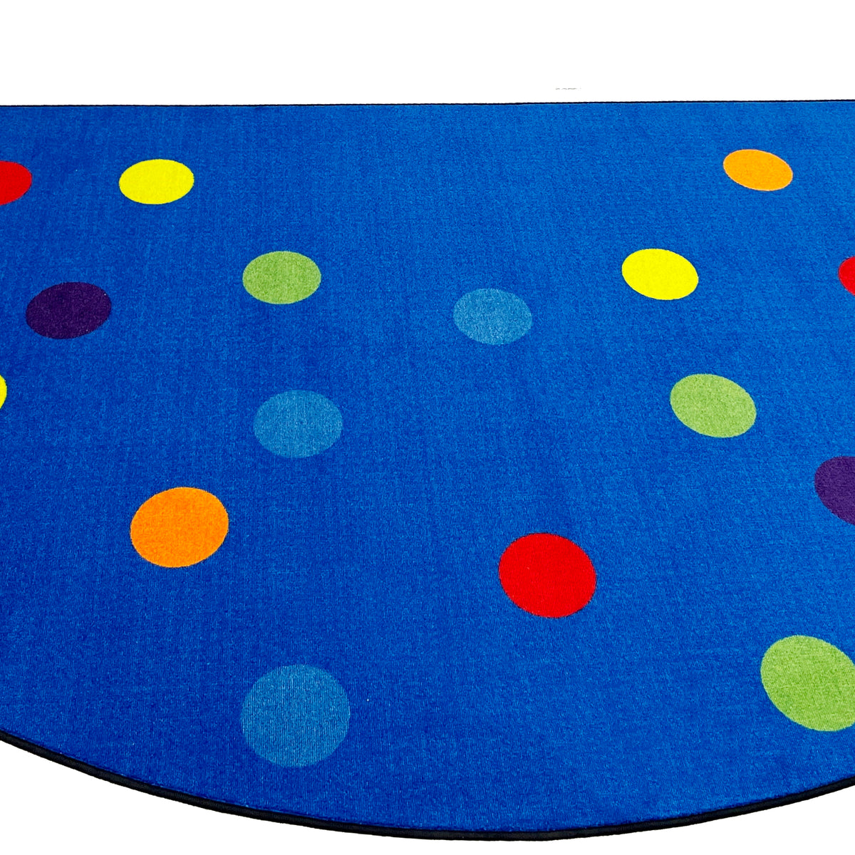 Color Spots Semicircle Rug – KidCarpet.com