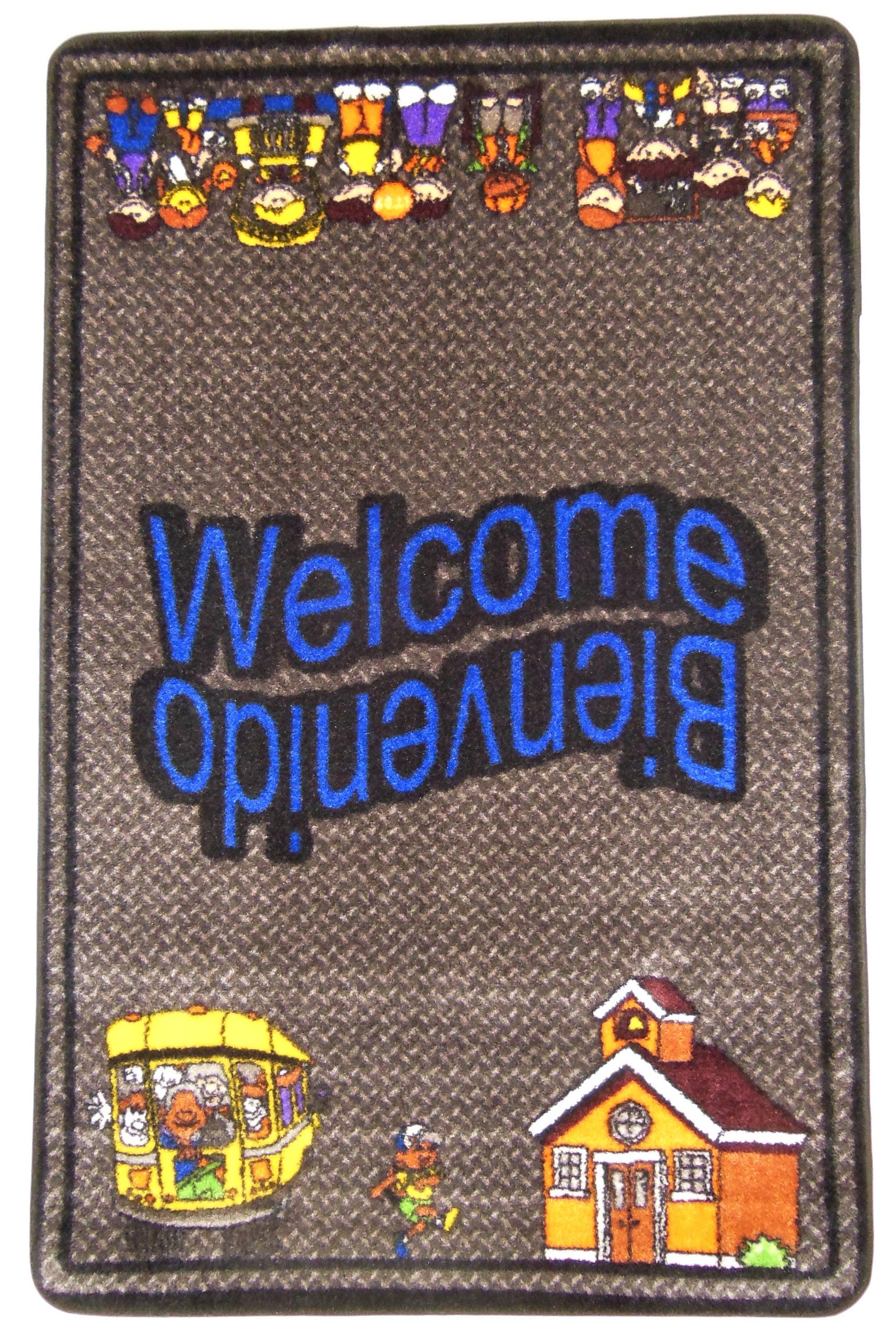 Bilingual Classroom Welcome Mat – KidCarpet.com
