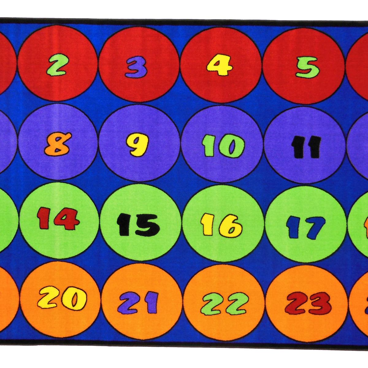 Seating Circles Classroom Rug With 24 Seats – KidCarpet.com