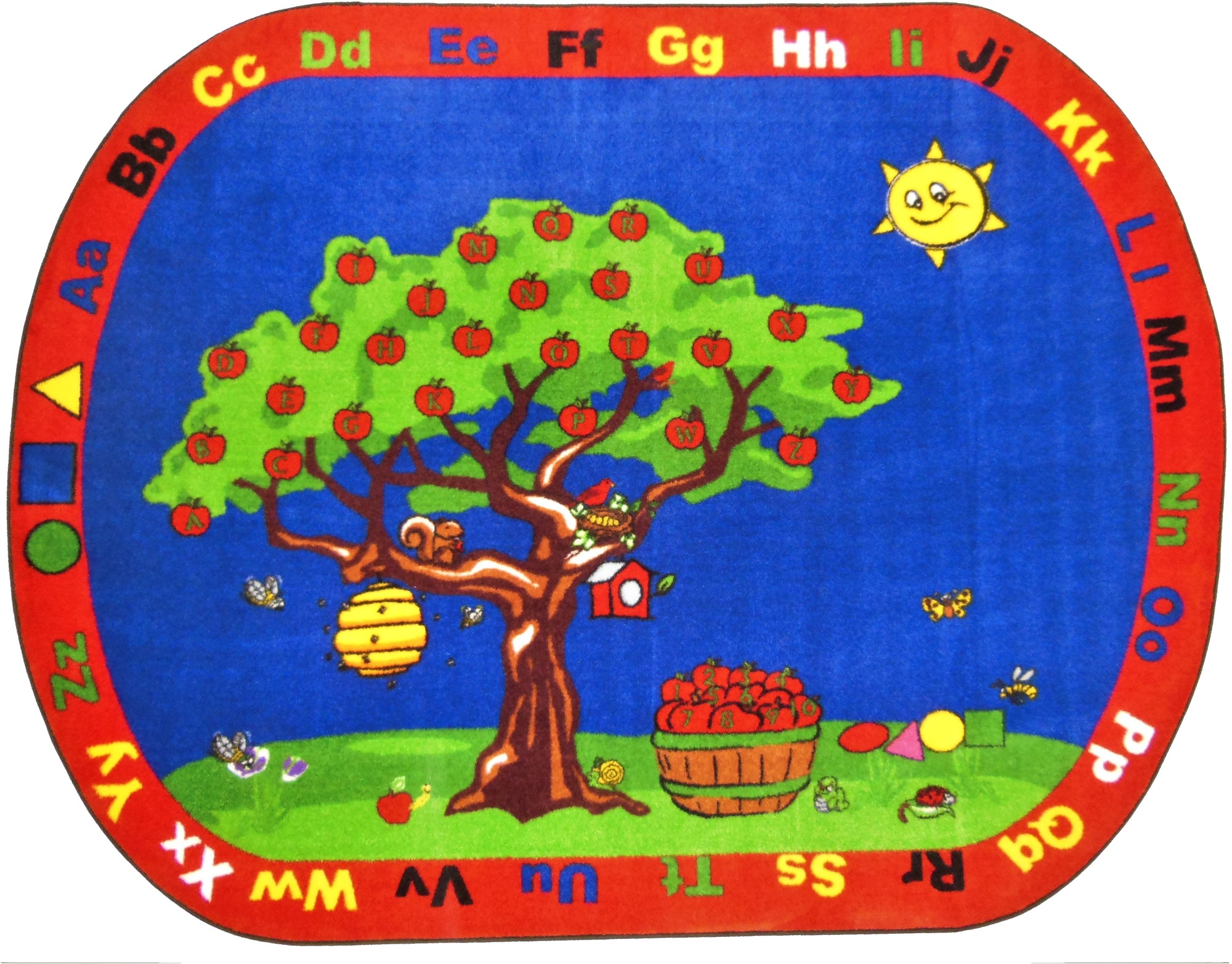 Round/Oval Educational Rugs – KidCarpet.com