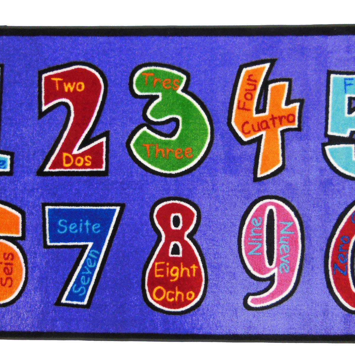 Numero Uno Spanish Number Rug – KidCarpet.com
