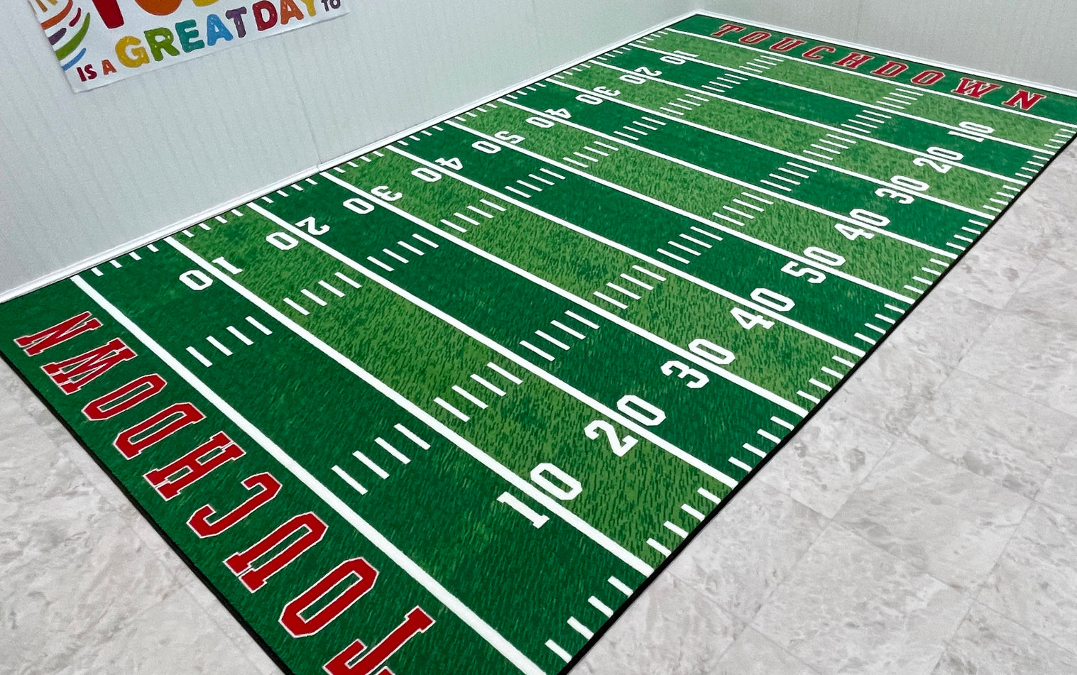 Football Field Rug – KidCarpet.com